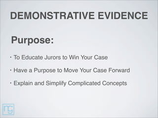 Demonstrative Evidence For Personal Injury Cases | PDF
