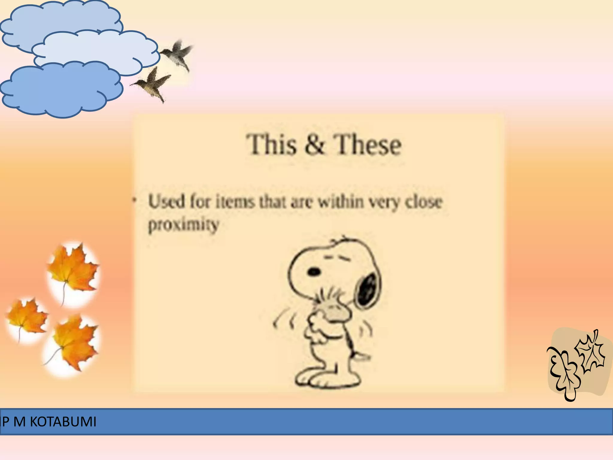 Power Point Demonstrative marlina | PPT