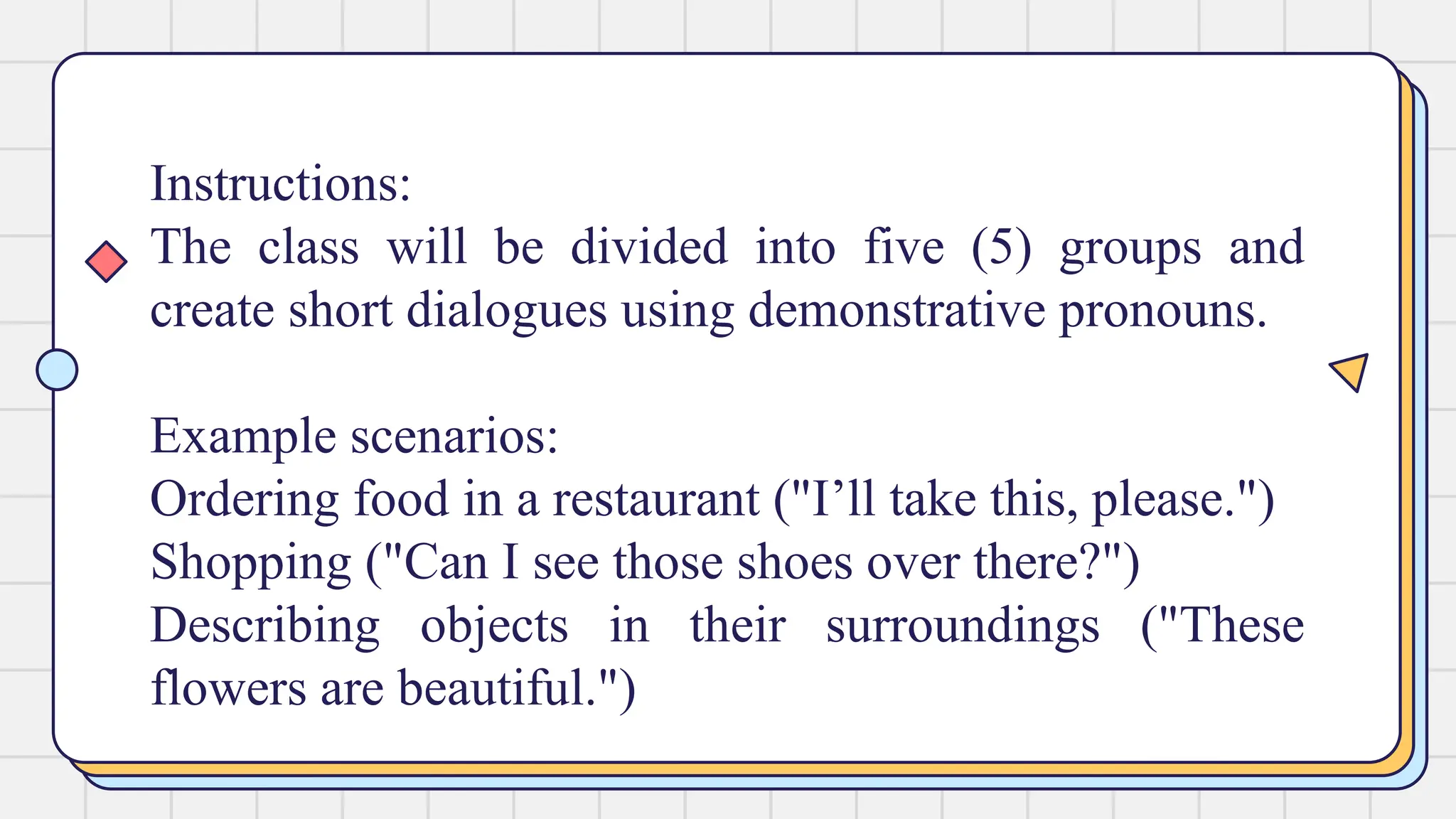 DEMONSTRATIVE PRONOUNS PowerPoint Presentation | PPTX