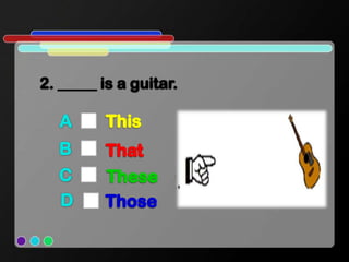 interactive activity_Demonstrative pronouns | PPT