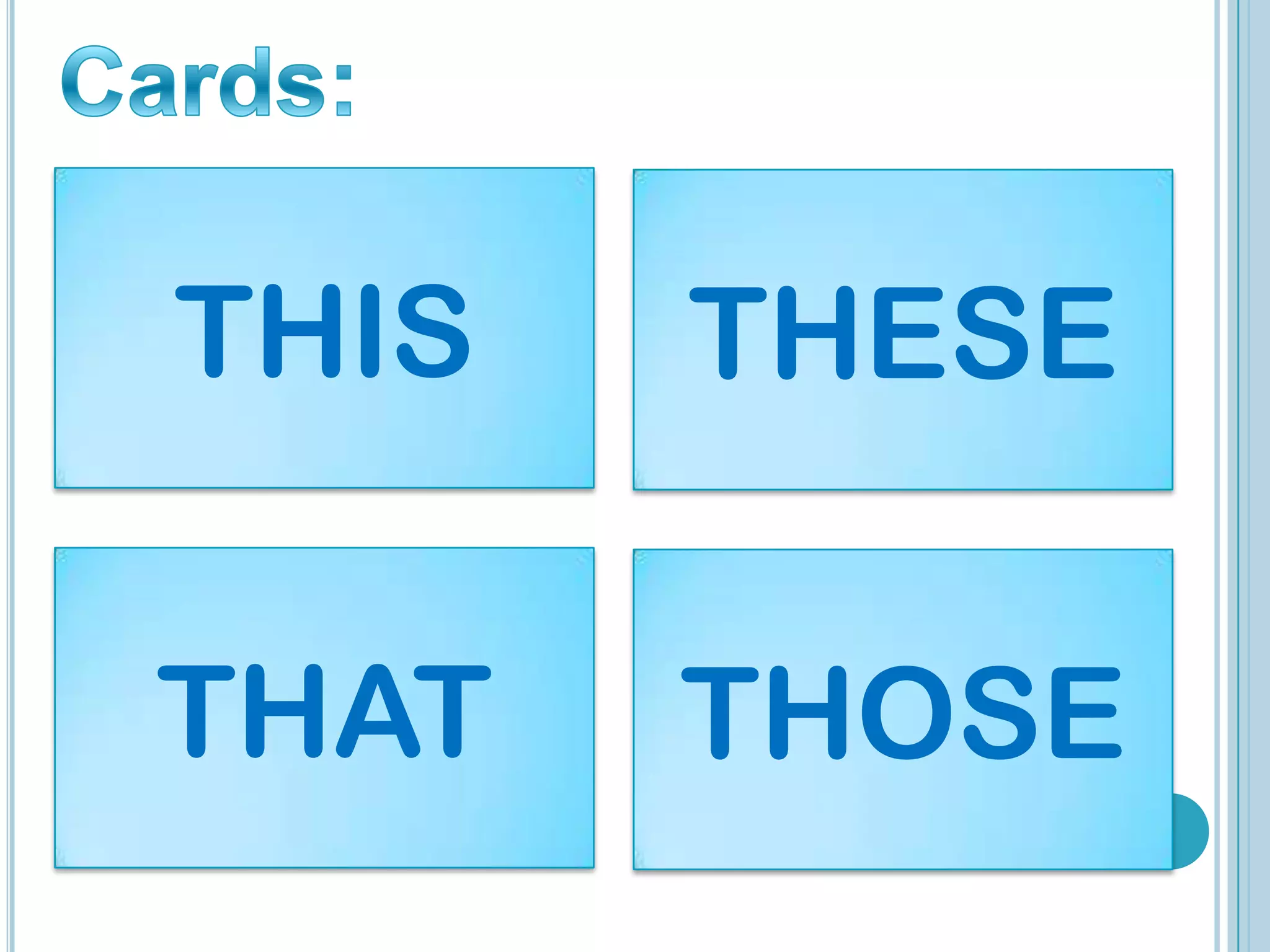 Demonstratives Pronouns Game | PPTX