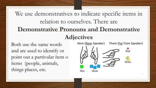 Demonstratives | PPTX