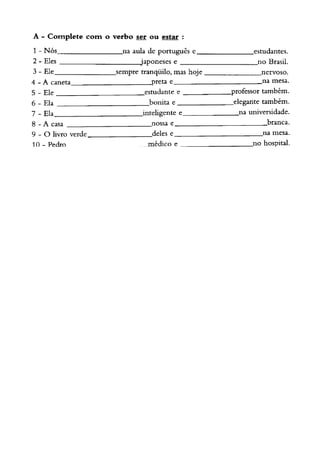 Demonstrativos estar dar ir | PDF