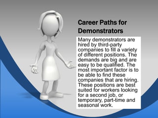 In-Store Demonstrator | PPTX