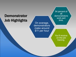 In-Store Demonstrator | PPTX