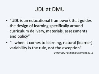 TLC2016 - Life, Universal Design & Blackboard | PPT