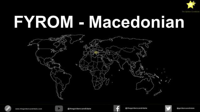 Demonyms (F - M) | PPTX