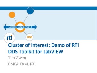 Demo of RTI DDS toolkit for LabVIEW | PPT