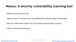 Demo of security tool nessus - Network vulnerablity scanner | PPTX