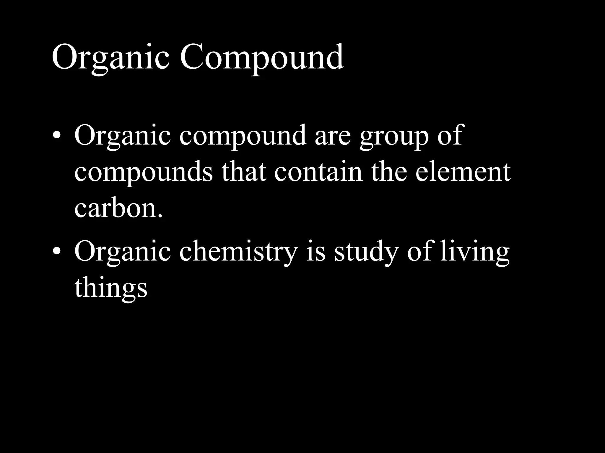 demo organic chem introduction, 2nd sem.ppt | Chemistry | Science
