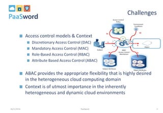 PaaSword - Context-aware Access Control | PPT