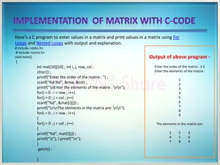 Matrix | PDF