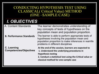 Hypothesis Testing | PPT