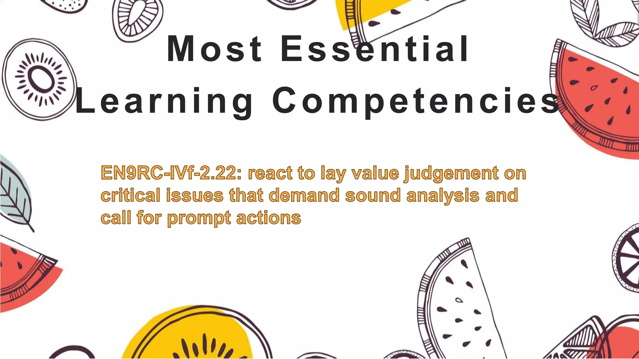 Critical Issues | PPTX