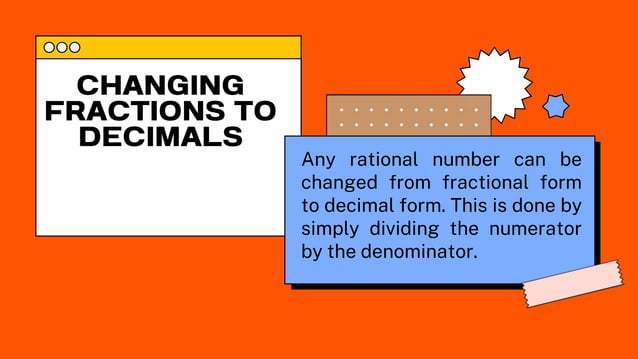 Conversion of fraction to decimal and vice versa | PPTX