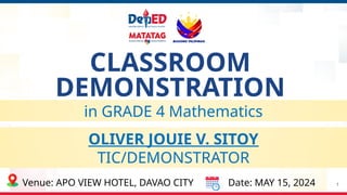 Detailed Lesson Plan in Math Grade 4 MATATAG Curriculum | PPTX