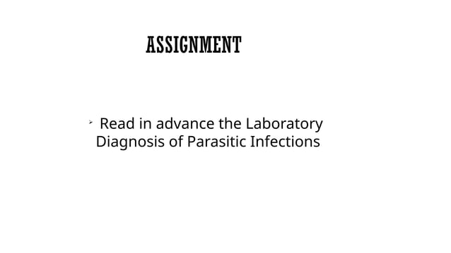 demo ppt parasites final.pptx for your parasitology subject | PPT