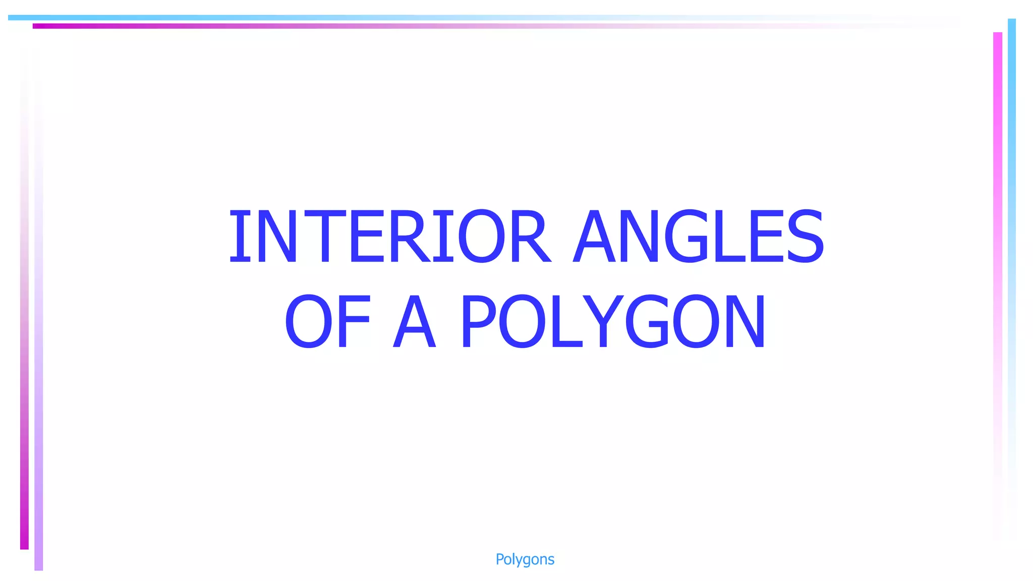 Polygon presentation | PPTX