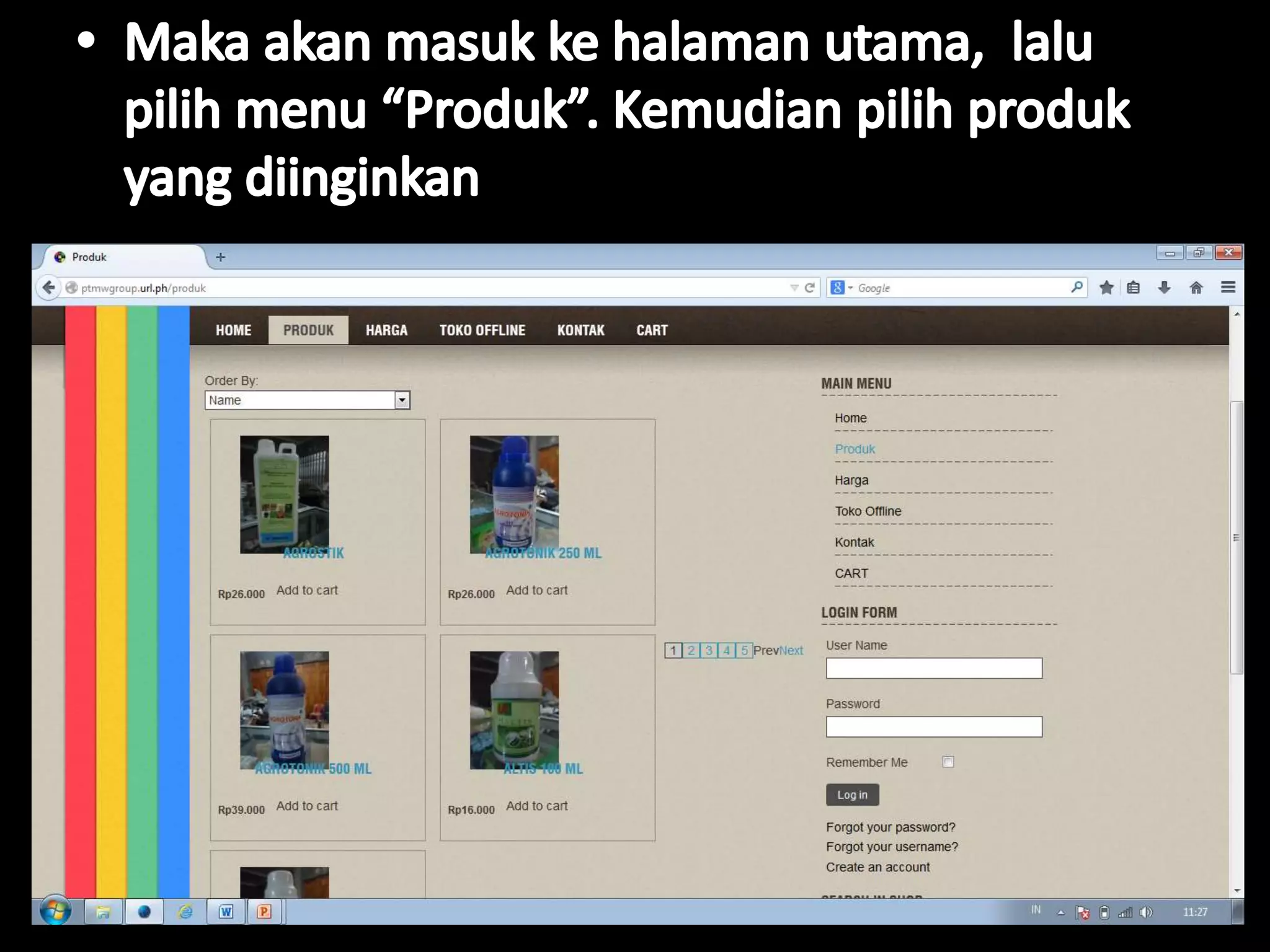Presentasi Demo Program Sistem Informasi Penjualan Berbasis Web pada ...