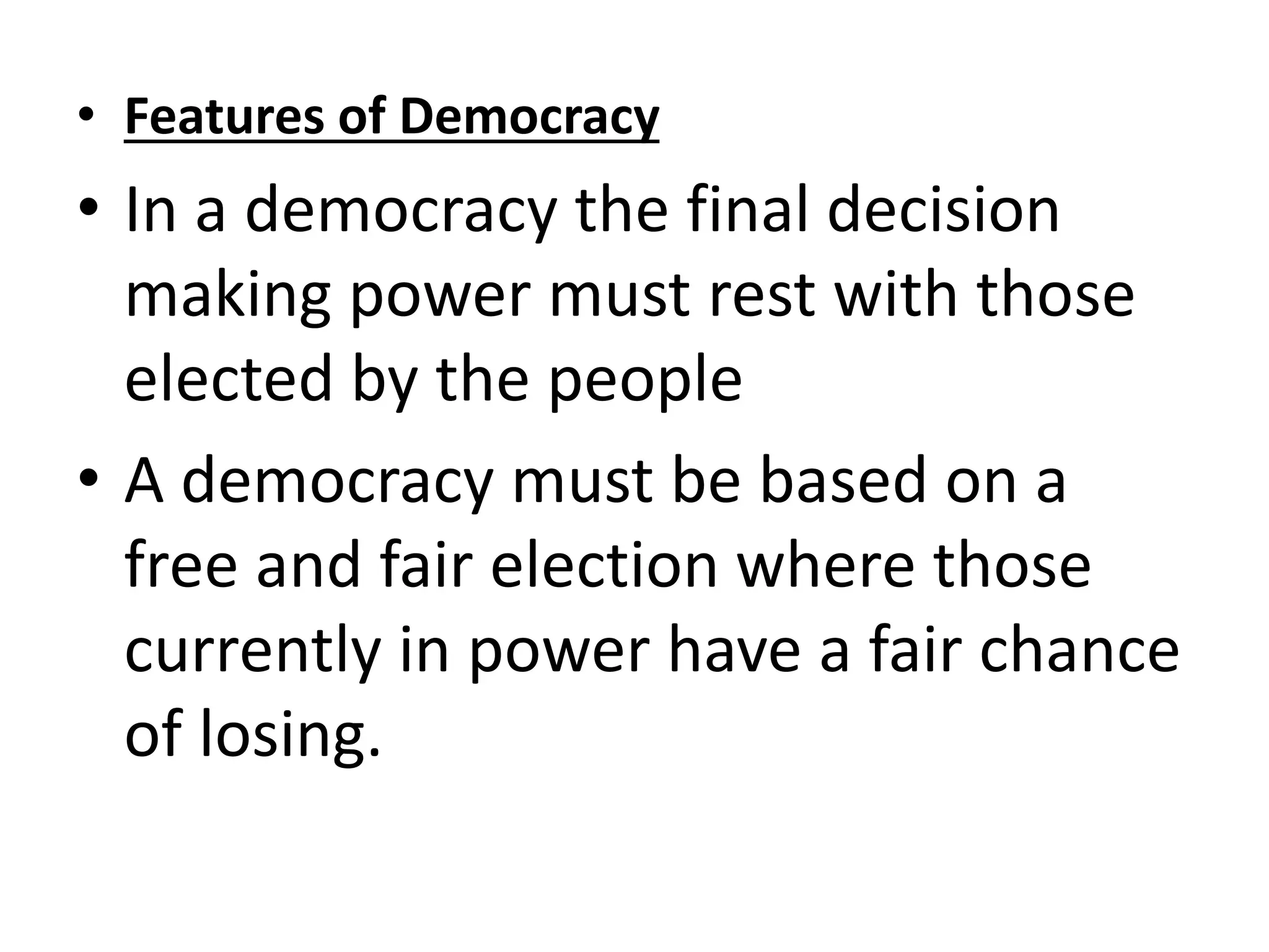 Democracy- class 9 - CBSE | PPTX