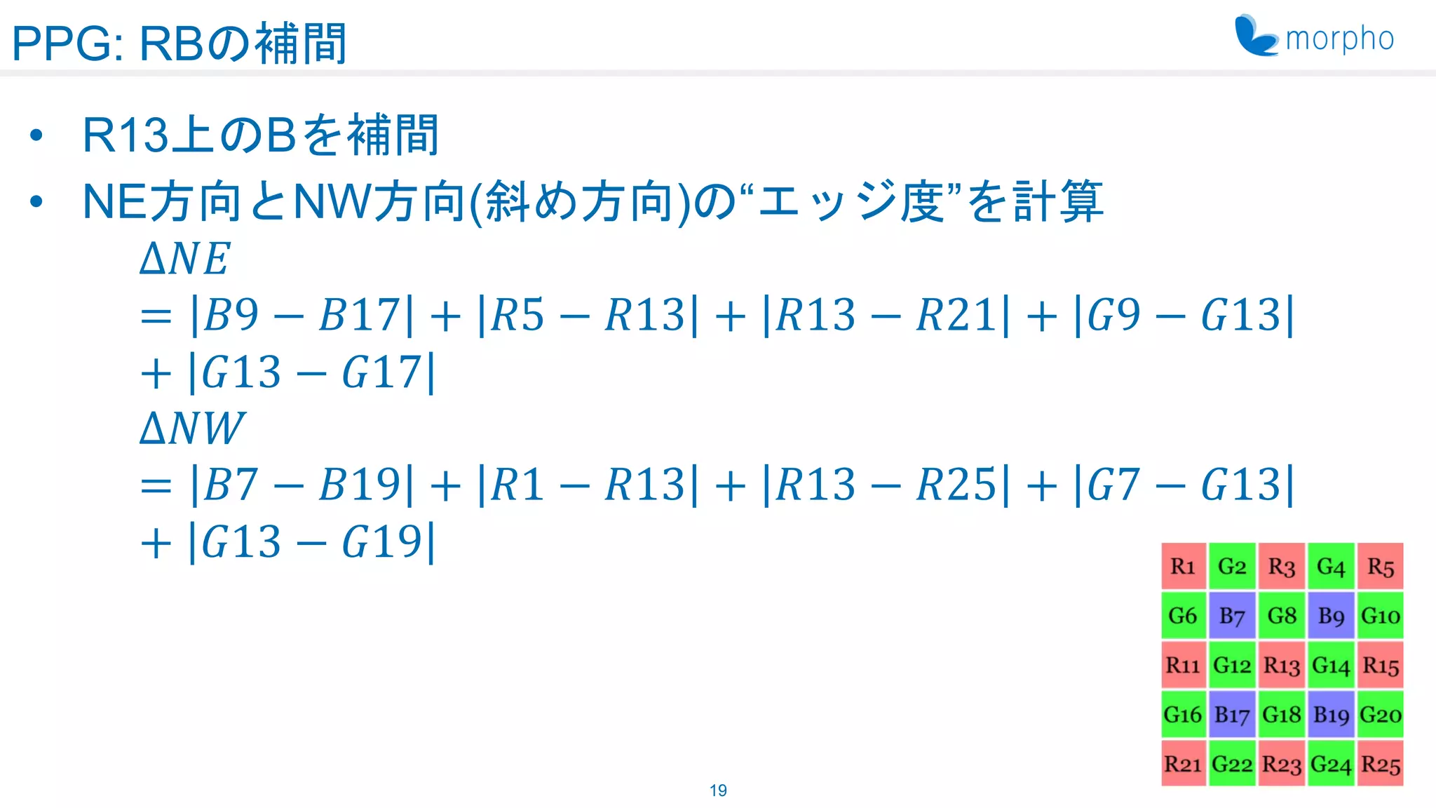 Demosaicing（デモザイキング） | PDF