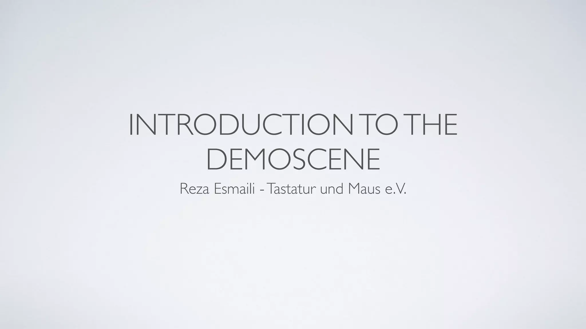 Introduction to the Demoscene | PDF | Computer Animation | Computer ...