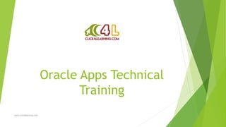 Introduction to Oracle Apps Technical | PPTX | Operating Systems | Computer Software and ...