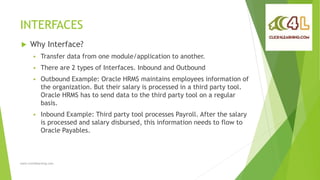 Introduction to Oracle Apps Technical | PPTX