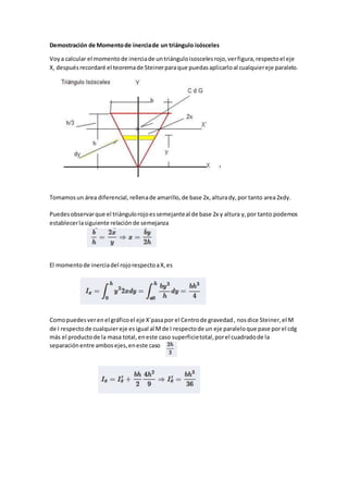 Triangulo Momento De Inercia