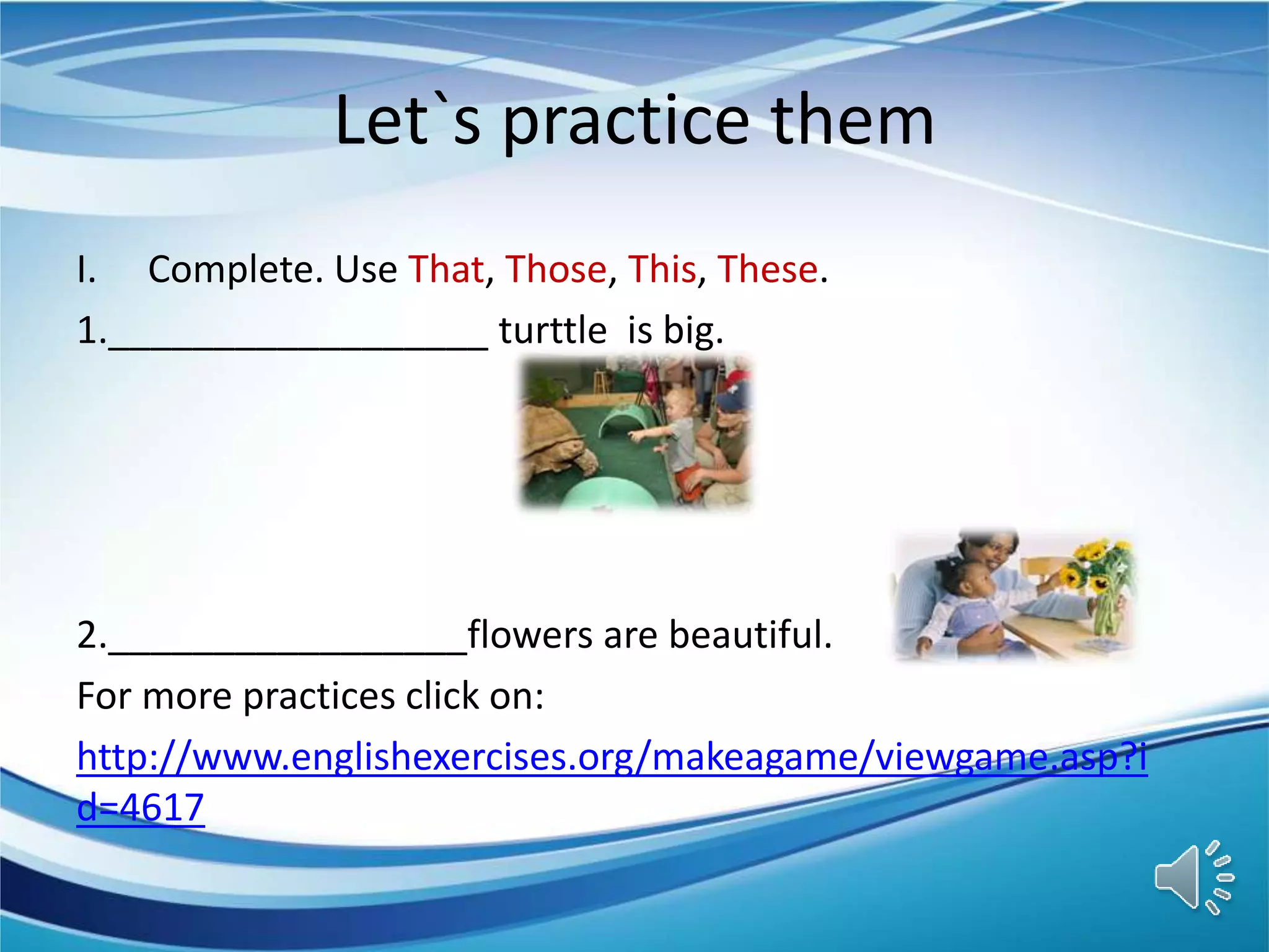 Demostrative pronouns PPT | PPTX