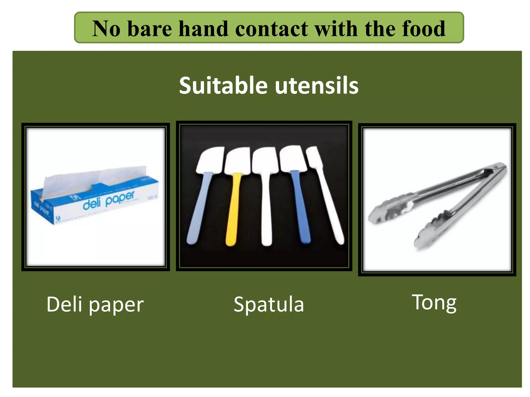 proper food handling, food safety, and sanitation practices | PPTX