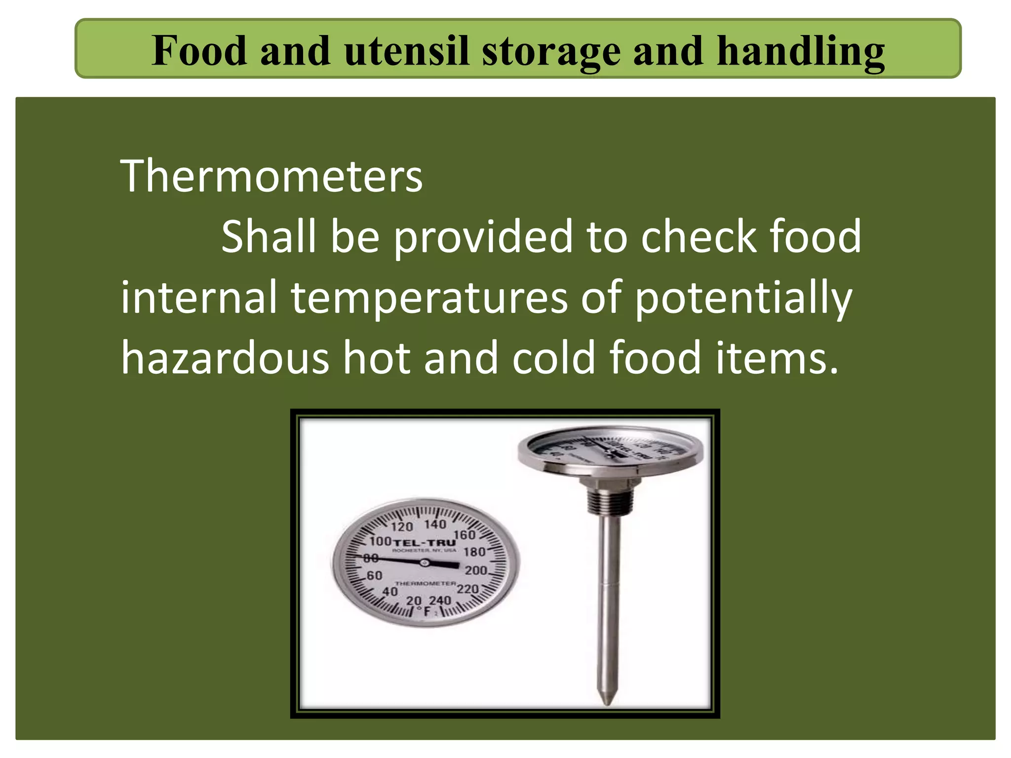 proper food handling, food safety, and sanitation practices | PPTX