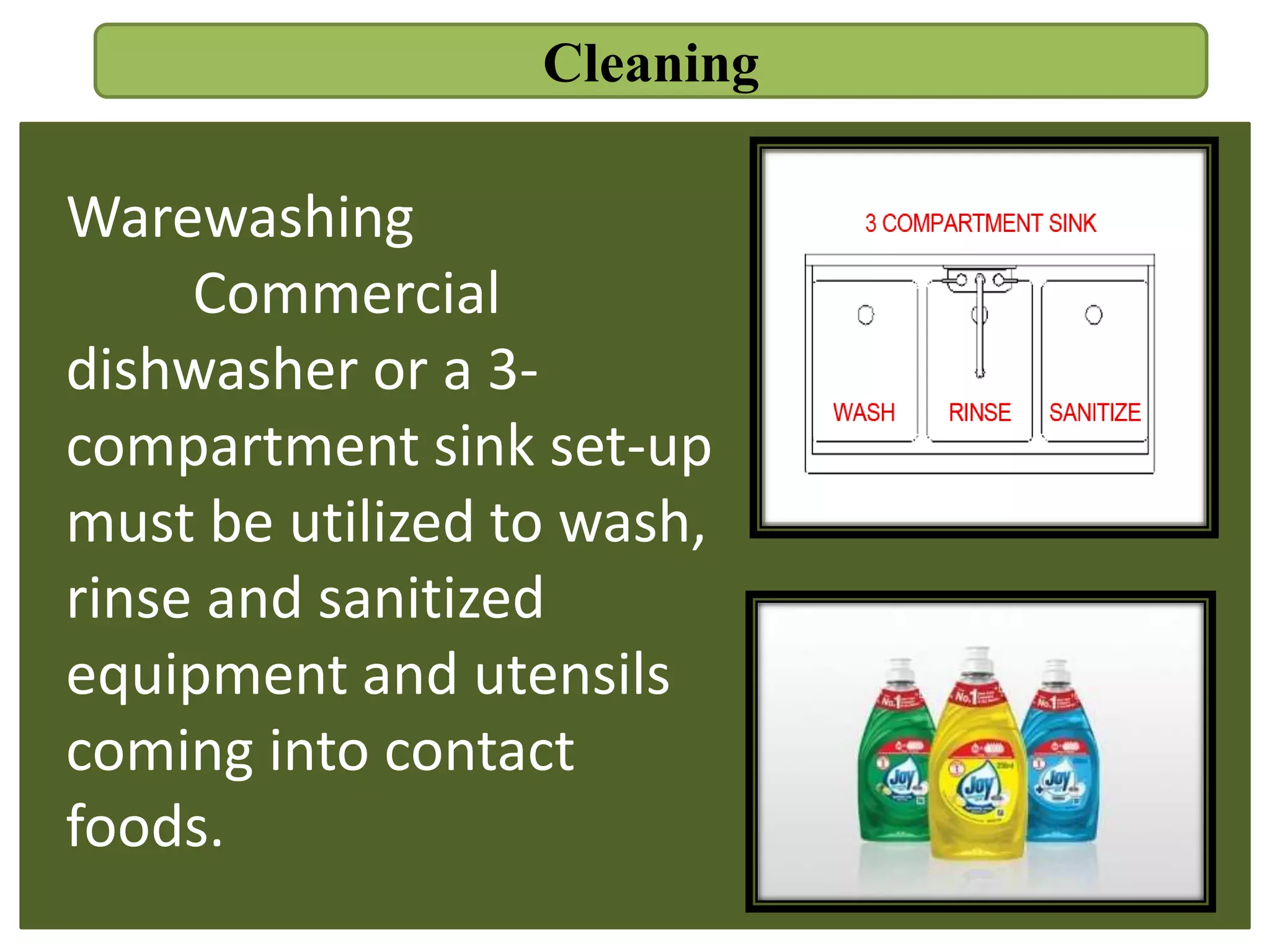 proper food handling, food safety, and sanitation practices | PPTX