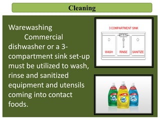 proper food handling, food safety, and sanitation practices | PPTX