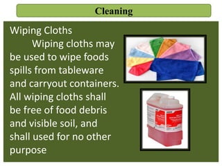 proper food handling, food safety, and sanitation practices | PPTX