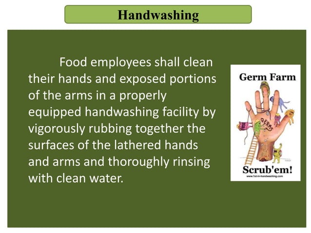 proper food handling, food safety, and sanitation practices | PPTX ...