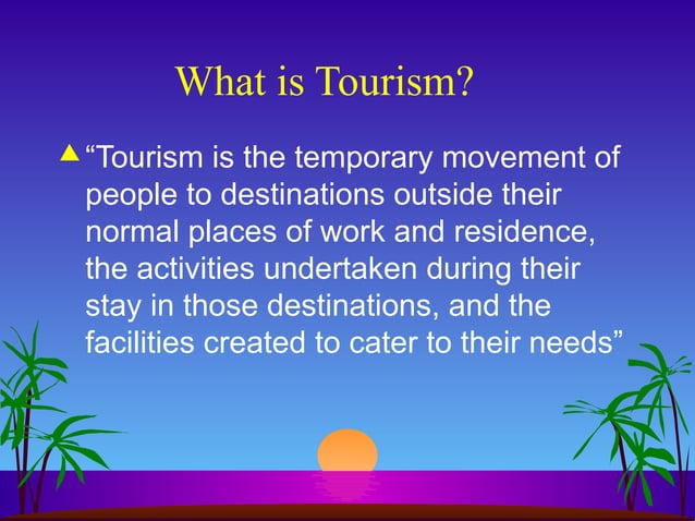 intro to hospitality and tourism industry | PPTX
