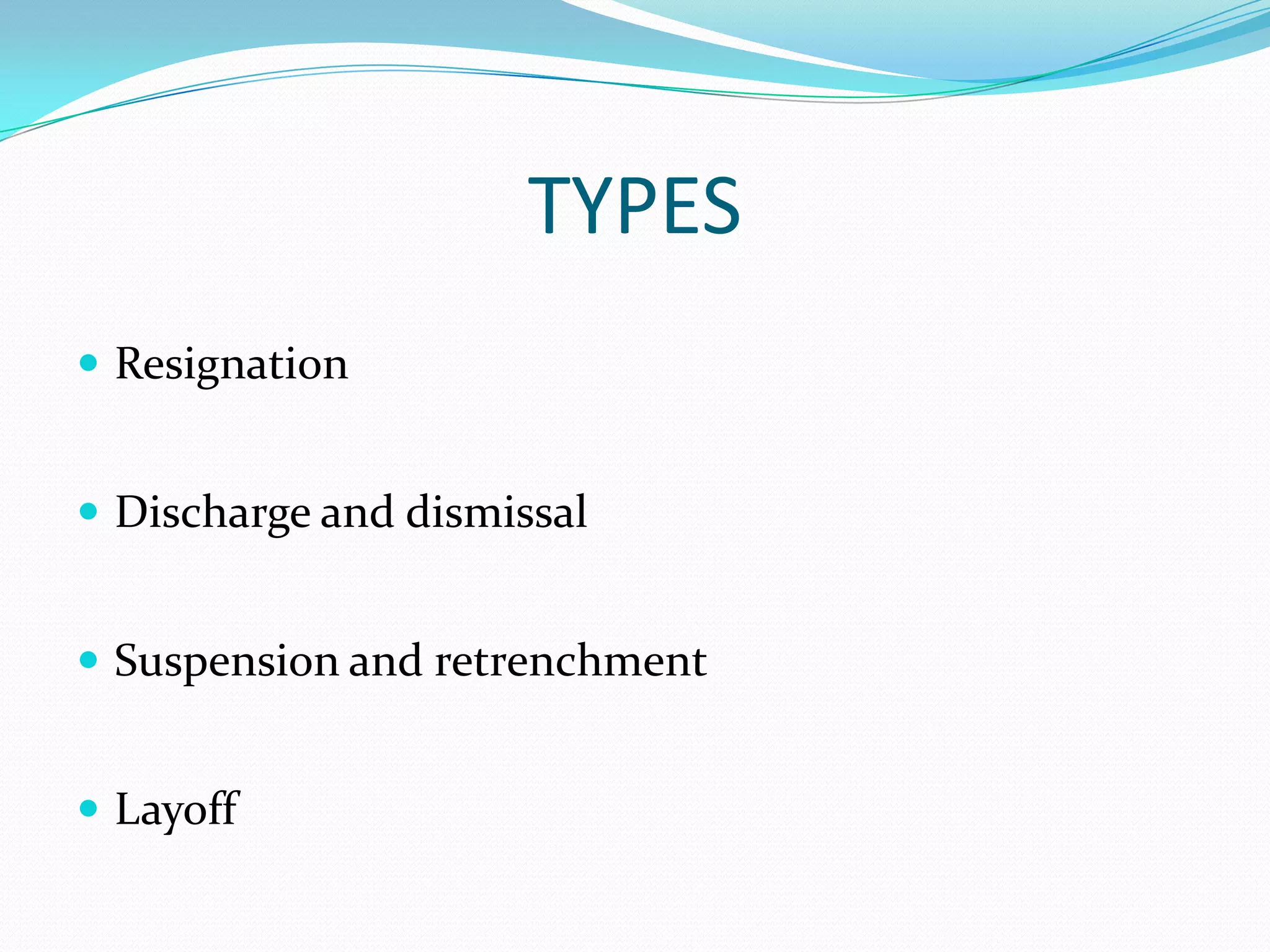 Demotion And Separation | PPT