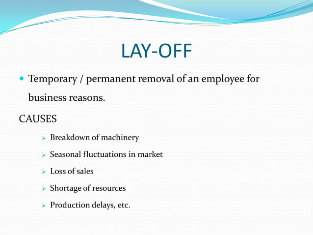 Demotion And Separation | PPT