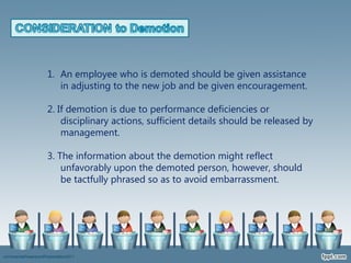 Change in Employee Status (Demotion & Transfer) | PPT