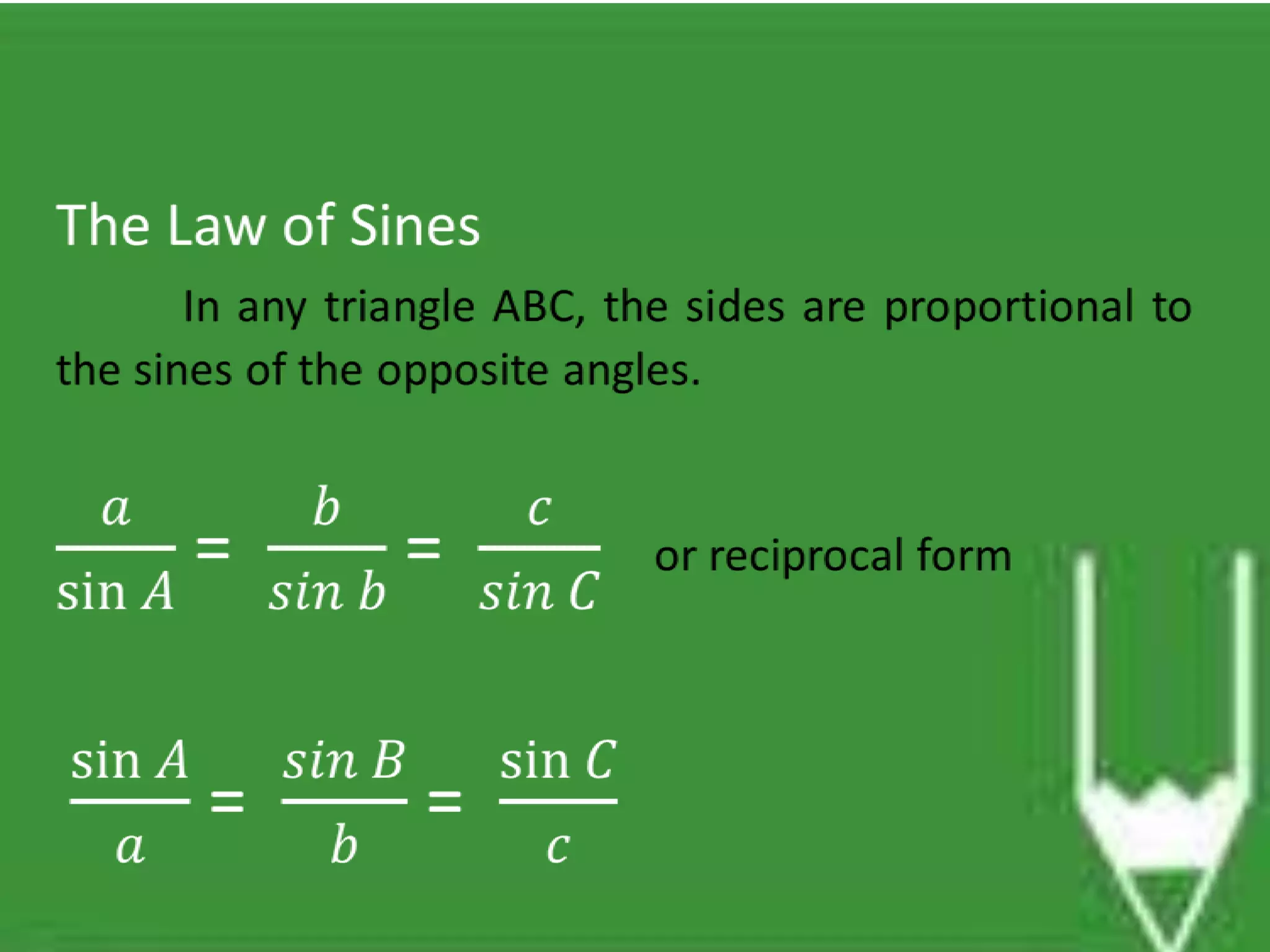 Law of Sines ppt | PPTX