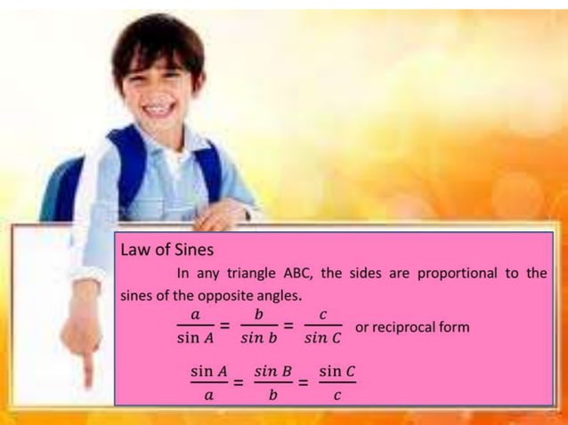 Law of Sines ppt | PPTX | Physics | Science