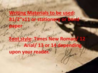 Letter Writing | PPT