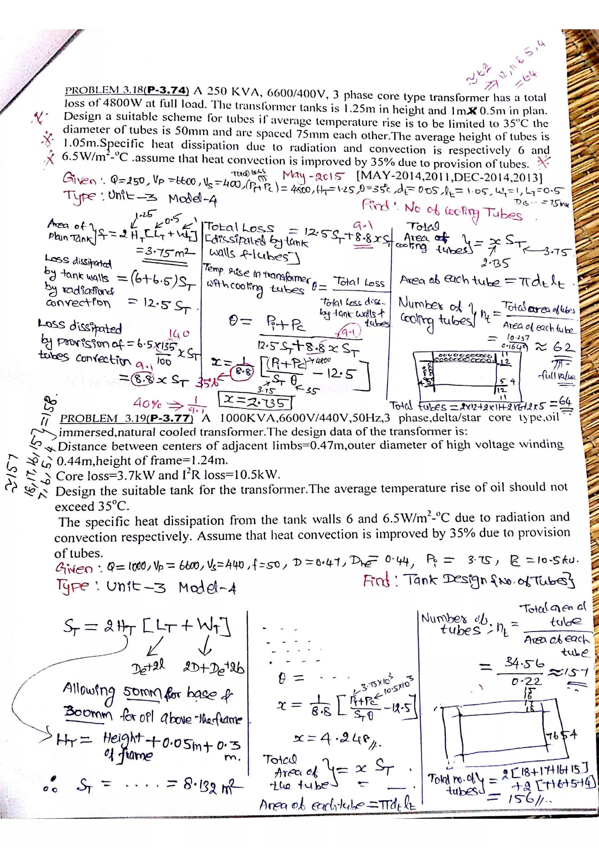 Design of Electrical Machines Problems & Solutions | PDF