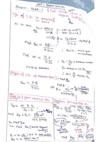 Design of Electrical Machines Problems & Solutions | PDF