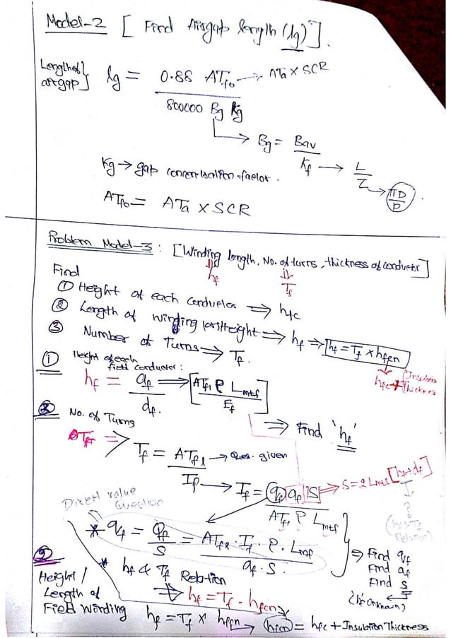 Design of Electrical Machines Problems & Solutions | PDF | Physics ...