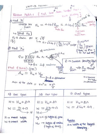 Design of Electrical Machines Problems & Solutions | PDF