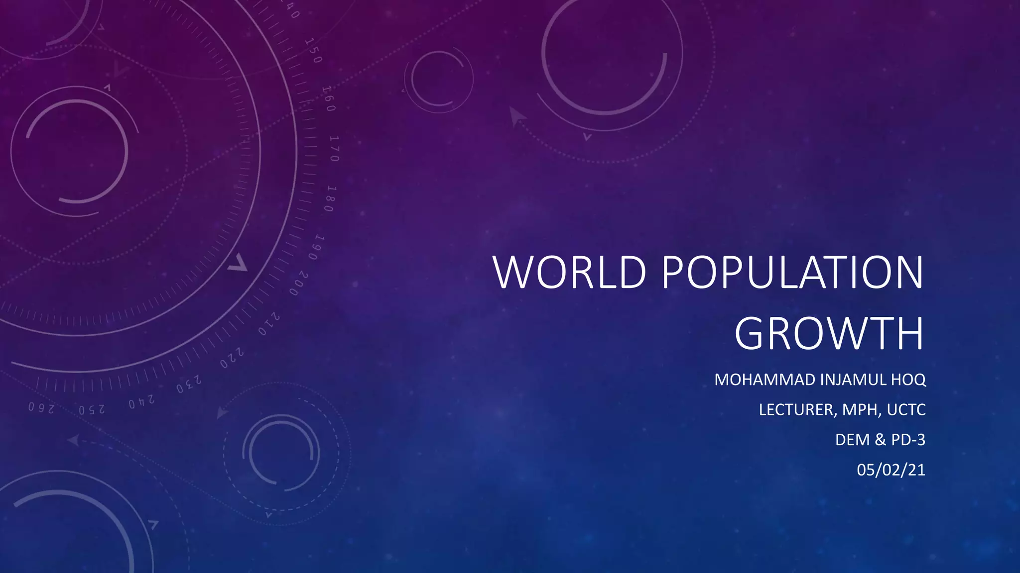 World Population Growth | PPTX | Biological Sciences | Science