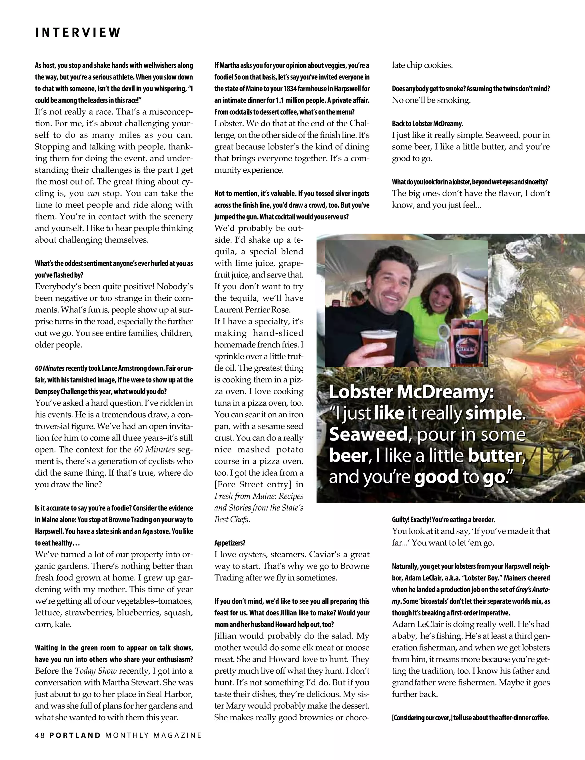 Patrick Dempsey Interview | PDF