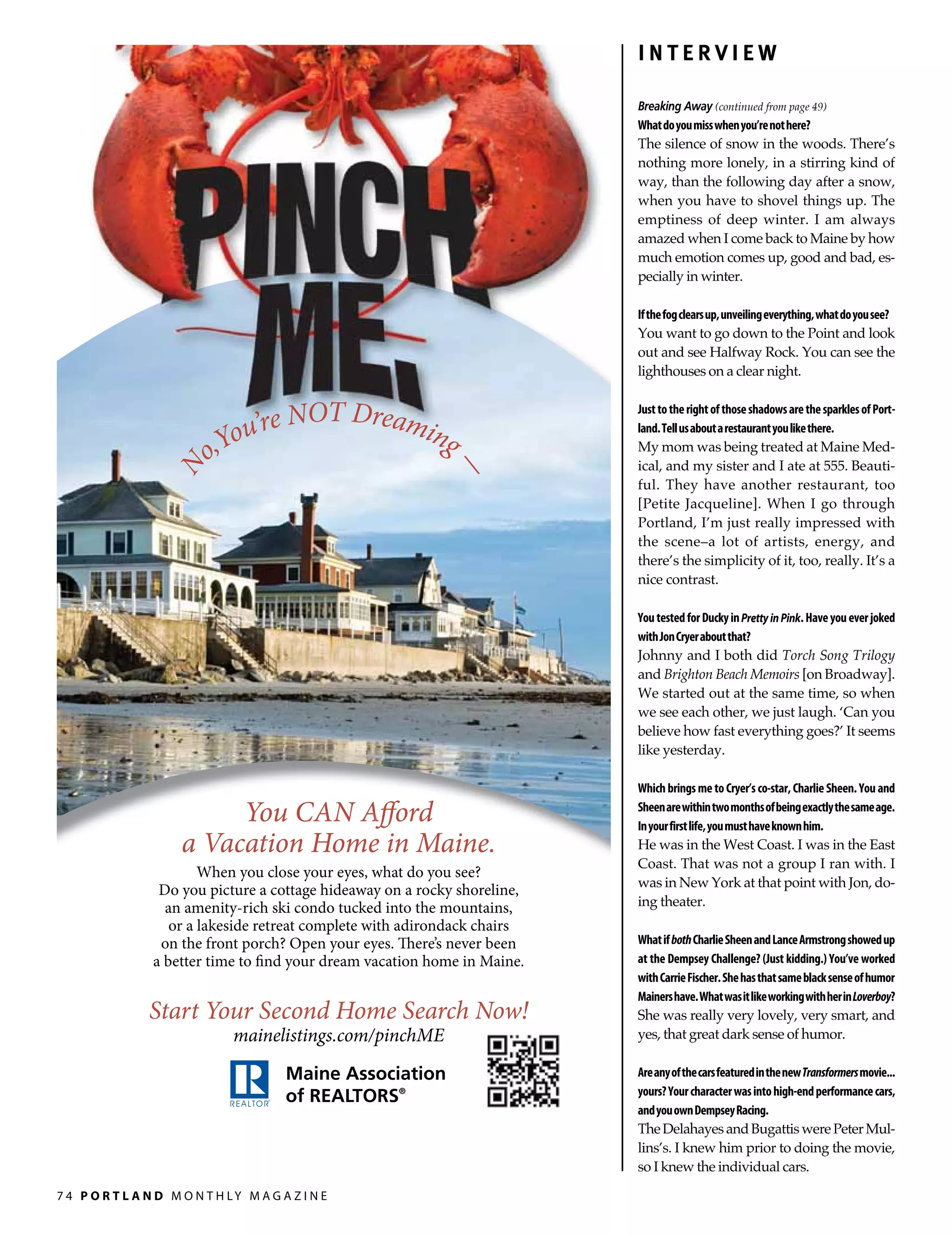 Patrick Dempsey Interview | PDF